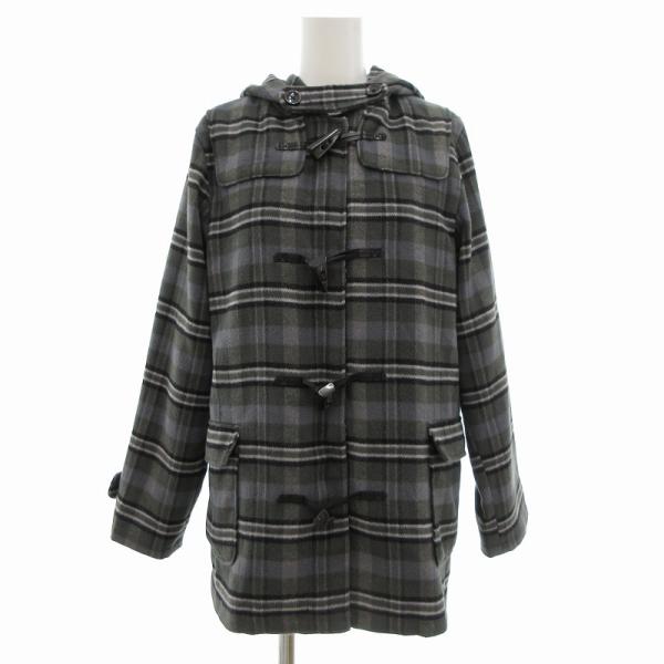 グローバルワーク GLOBAL WORK 美品 ダッフルコート チェック柄 L グレー系 /UO キッズ【ブランド】グローバルワーク GLOBAL WORK【表記サイズ】L【実寸サイズ】肩幅：約39cm　身幅：約48cm　袖丈：約58cm　...