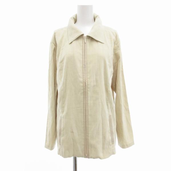 FLORRIE BELL ジャケット ブルゾン 格子柄 13R 黄緑色 /UO レディース【表記サイズ】13R【実寸サイズ】肩幅：約44cm　身幅：約54cm　袖丈：約57cm　着丈：約60cm　　【素材】本体 ポリエステル ポリウレタン　...