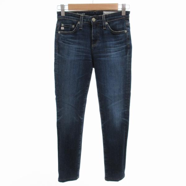 エージー AG AG-ED デニムパンツ ジーンズ スキニー ローライズ W23 紺 ネイビー /OU レディース【ブランド】エージー AG【表記サイズ】W23【実寸サイズ】ウエスト：約64cm　もも幅：約44cm　裾幅：約24cm　股上：...