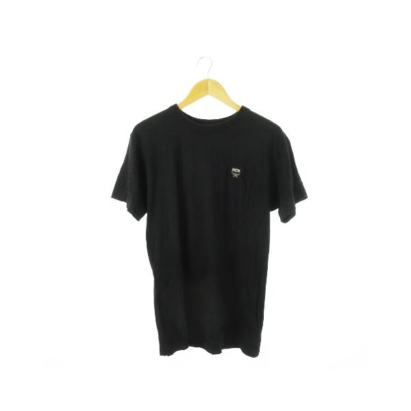 エムシーエム MCM Legere Tシャツ カットソー クルーネック 丸首 半袖 ロゴ刺繍 コットン LL 黒 ブラック /CK5 メンズ【ブランド】エムシーエム MCM【表記サイズ】LL【実寸サイズ】肩幅：47cm　身幅：49cm　袖丈...