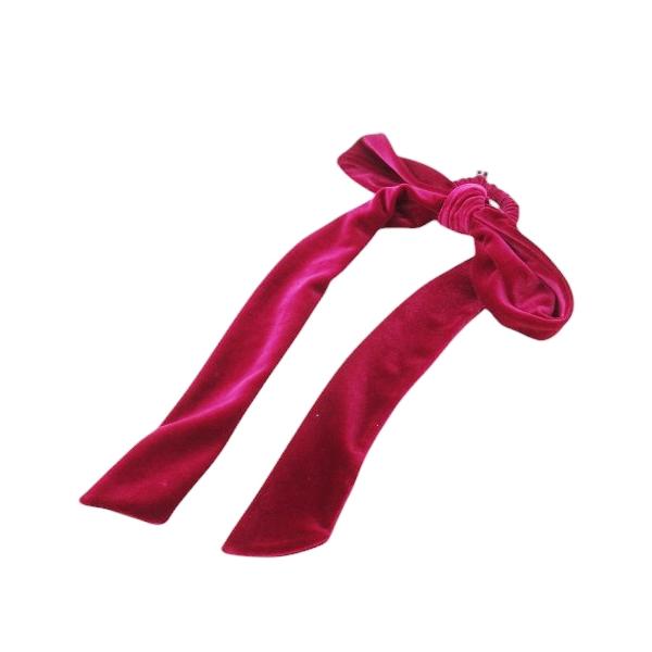 未使用品 ジェニファー オーレット JENNIFER OUELLETTE ヘアアクセサリー ヘアゴム ベロア リボン ボリューム 紫【表記サイズ】サイズ表記なし(実寸サイズをご覧ください)【実寸サイズ】リング部分内径　23.5cm　　リボン...