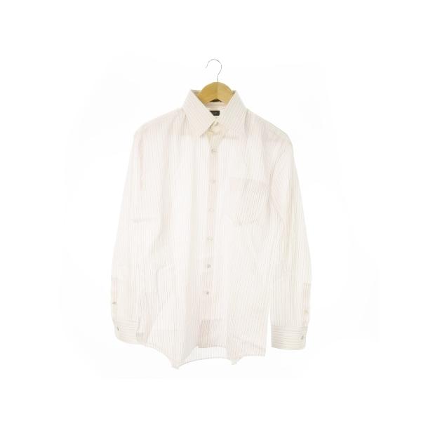 ポールスミスコレクション PAUL SMITH COLLECTION ワイシャツ Yシャツ レギュラー 長袖 コットン ストライプ 総柄 L ピンク /AO12【ブランド】ポールスミスコレクション PAUL SMITH COLLECTION...