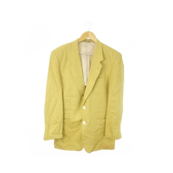 イクシーズ IXI:Z テーラードジャケット 麻 リネン 背抜き 黄 イエロー /AO14 メンズ【ブランド】イクシーズ IXI:Z【表記サイズ】サイズ表記なし(実寸サイズをご覧ください)【実寸サイズ】肩幅：47cm　身幅：53.5cm　袖...