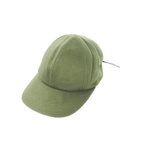 未使用品 エントワフェイン ENTWURFEIN ABEL KP キャップ BBキャップ 帽子 バックリボン one size 緑 カーキ /CK18 ■GY55 レディース【表記サイズ】one size【実寸サイズ】つば：7.5cm　頭周...