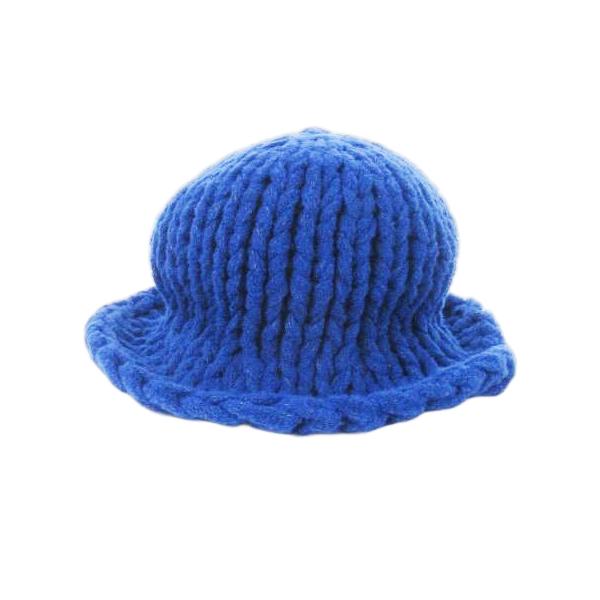 未使用品 メソンドリリス La Maison de Lyllis ALATOO 帽子 ニットハット F 青 ブルー 2233029 /AO11 ■GY55 レディース【表記サイズ】FREE【実寸サイズ】つば：7cm　頭周り：60〜cm　　【...