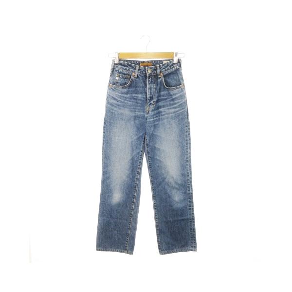 サムシングエルス SOMETHING ELSE ストレート ハイウエスト ジーンズ XS 青 ブルー ジップフライ /AH6 ■GY99 レディース【ブランド】サムシングエルス SOMETHING ELSE【表記サイズ】XS【実寸サイズ】ウ...