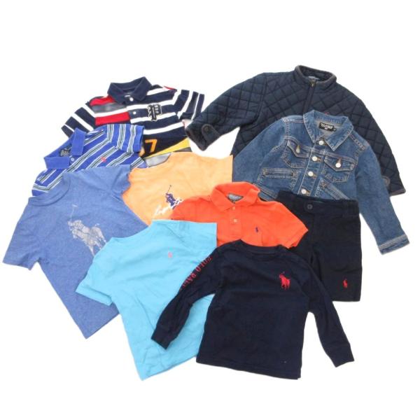 ラルフローレン RALPH LAUREN キッズ シャツ カットソー ジャケット 10点セット 100 /YJ ■GY1 キッズ【ブランド】ラルフローレン RALPH LAUREN【表記サイズ】100【実寸サイズ】セット販売のため実寸サイズ...
