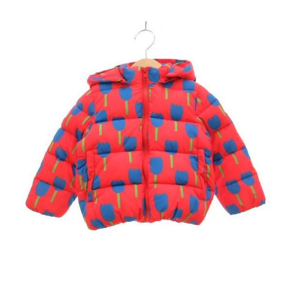 ステラマッカートニー STELLA McCARTNEY 中綿ジャケット 裏地ボア フード付き ジップアップ チューリップ柄 36Months 赤 レッド【ブランド】ステラマッカートニー STELLA McCARTNEY【表記サイズ】36Mo...