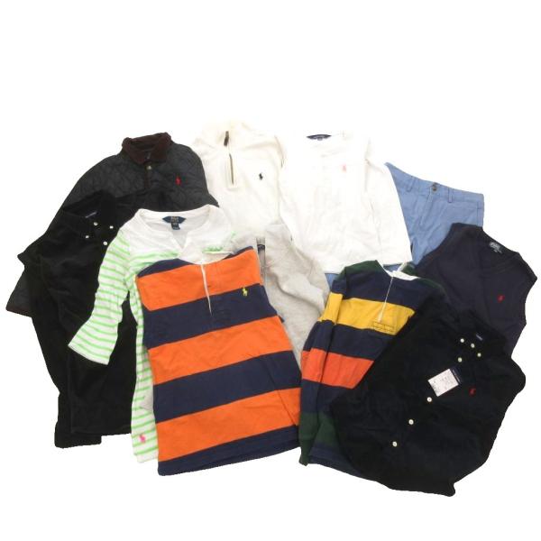ラルフローレン 男の子向けアパレル 11点セット まとめ ポロシャツ カットソー パンツ パーカー 120-160サイズ マルチカラー /YJ【ブランド】ラルフローレン RALPH LAUREN【表記サイズ】120〜160【実寸サイズ】セッ...