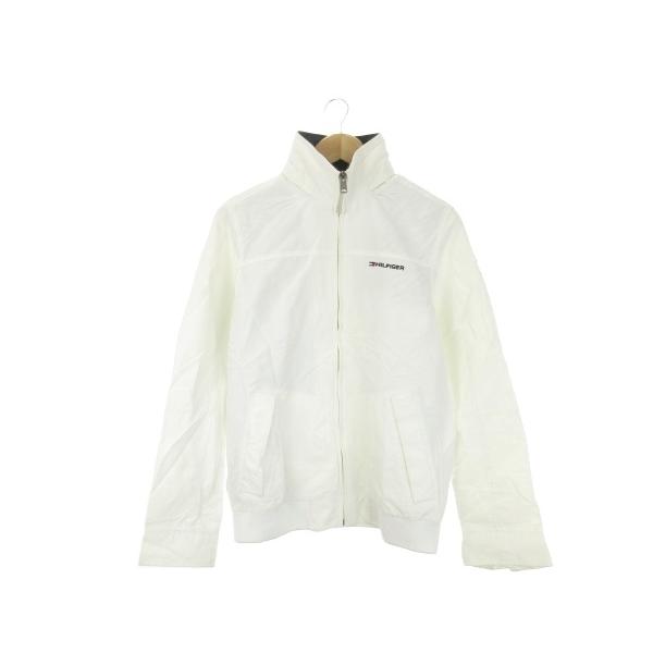 トミーヒルフィガー TOMMY HILFIGER スイングトップ ジップアップ フード収納 ロゴ S 白 ホワイト /CK5 ■GY99 メンズ【ブランド】トミーヒルフィガー TOMMY HILFIGER【表記サイズ】S【実寸サイズ】肩幅：...