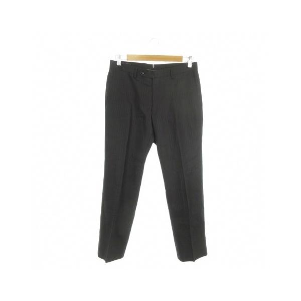 パッゾ PAZZO COLLECTION パンツ スラックス ウール A5 82cm 黒 ブラック ストライプ柄 /AH10 ■GY99 メンズ【ブランド】パッゾ PAZZO【表記サイズ】A5 82cm【実寸サイズ】ウエスト：82cm　もも...