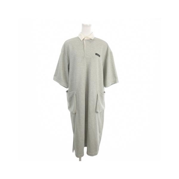 タラスブルバ TARAS BOULBA ワンピース アウトドア L グレー 半袖 ポロ襟 /MN15 ■GY99 レディース【表記サイズ】L【実寸サイズ】身幅：56cm　着丈：103.5〜109cm　ゆき丈：53.5cm　両サイドスリット ...