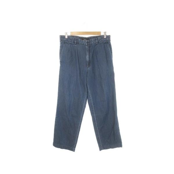 ラングラー WRANGLER SUPERIOR FUNCTION Khaki テーパードパンツ 34 青 ブルー インディゴ プリーツ 長ズボン /CK31 ■GY99 メンズ【ブランド】ラングラー WRANGLER【表記サイズ】34【実寸...