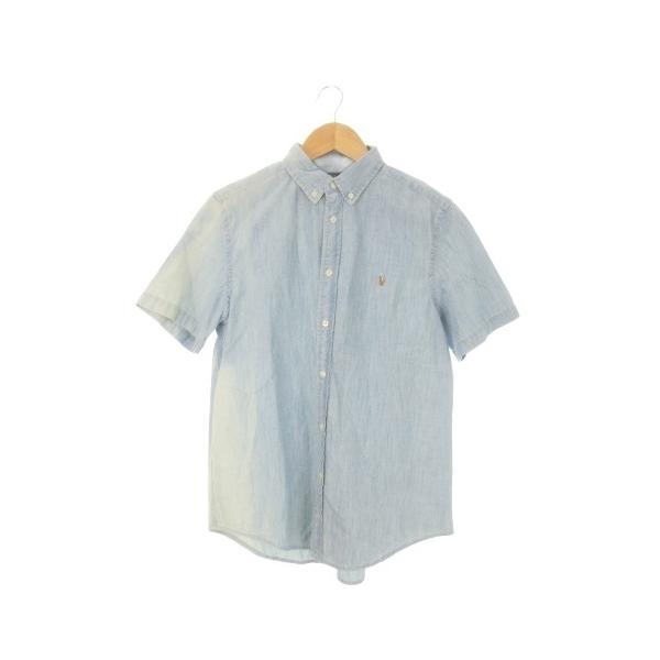 ポロ ラルフローレン POLO RALPH LAUREN シャンブレーシャツ 半袖 ボタンダウン 男の子 ボーイズ XL 18-20 青 ブルー インディゴ /CK10【ブランド】ポロ ラルフローレン POLO RALPH LAUREN【表...