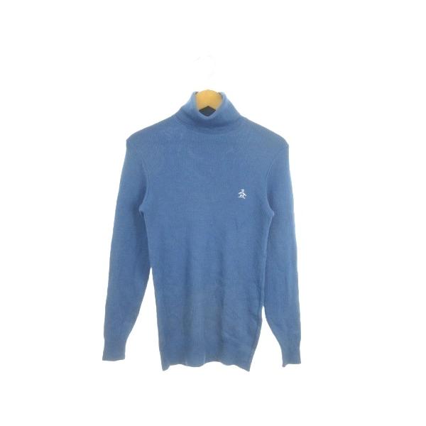 マンシングウェア MUNSINGWEAR GrandSlam ニット セーター ゴルフ ウール 2 青 ブルー タートルネック 長袖 リブ編み /MN32 ■GY99【ブランド】マンシングウェア MUNSINGWEAR【表記サイズ】2C90...