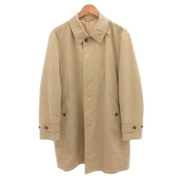 ブルックスブラザーズ BROOKS BROTHERS ステンカラーコート ひざ丈 M ベージュ /FF ■GY12 メンズ【ブランド】ブルックスブラザーズ BROOKS BROTHERS【表記サイズ】M【実寸サイズ】肩幅：47cm　身幅：5...