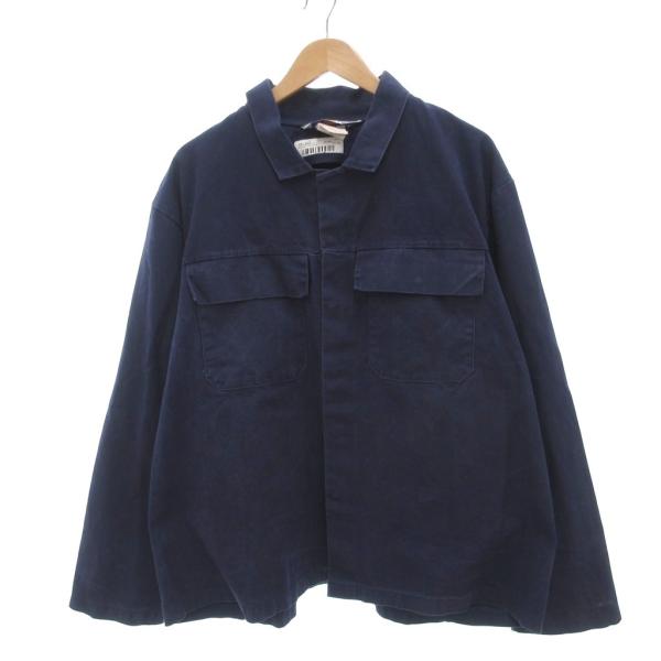 Farlane by alsico プロバン ワークジャケット カバーオール 144 紺 ネイビー /YJ ■GY12 メンズ【表記サイズ】144【実寸サイズ】肩幅：56cm　身幅：76cm　袖丈：64cm　着丈：74cm　　【素材】素材表...