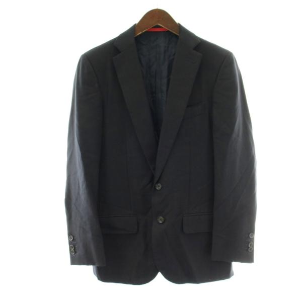 イザイア ISAIA ユナイテッドアローズ UNITED ARROWS テーラードジャケット ウール 44 ダークネイビー シングル 1122-343-0402 /PP【ブランド】イザイア ISAIA【表記サイズ】44【実寸サイズ】肩幅：約...