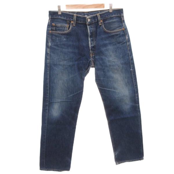 リーバイス Levi's 501 デニムパンツ ジーンズ ストレート ボタンフライ W34 L32 インディゴ 00501-0115 /FF ■GY12 メンズ【ブランド】リーバイス Levi's【表記サイズ】W34 L32【実寸サイズ】ウ...