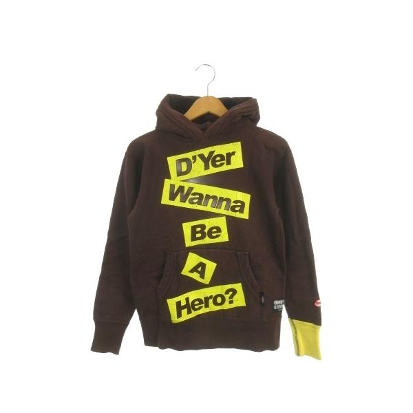オーバーザストライプス OVER THE STRIPES GREMMIE プルパーカー スウェット 長袖 プリント XS 茶 ブラウン /AH20 ■GY99 メンズ【ブランド】オーバーザストライプス OVER THE STRIPES【表記...