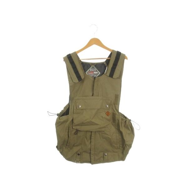 ワークマン WORKMAN FieldCore FLAME-TECH(R) フレイムテック アウトドアワークベスト L 茶 ブラウン /AH27 ■GY99 メンズ【表記サイズ】L【実寸サイズ】身幅：〜67cm　総丈：70cm　裾幅 64c...