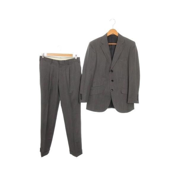 REDA オーダーメイドスーツ セットアップ ジャケット パンツ グレー /AH3 ■GY99 メンズ【表記サイズ】サイズ表記なし(実寸サイズをご覧ください)【実寸サイズ】ジャケット 肩幅：40cm　ジャケット 身幅：44cm　ジャケット ...