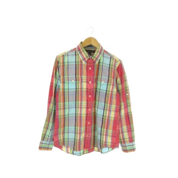 トミーヒルフィガー TOMMY HILFIGER 長袖シャツ L ピンク ボタンダウンカラー チェック柄 /AO17 ■GY99 メンズ【ブランド】トミーヒルフィガー TOMMY HILFIGER【表記サイズ】LCUSTOM FITCOUP...