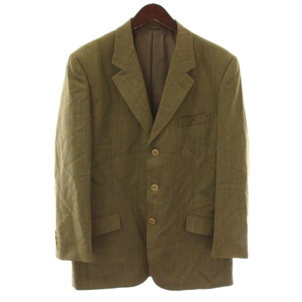 モスキーノチープアンドシック MOSCHINO CHEAP AND CHIC UOMO テーラードジャケット ウール シングル 3B 総裏地 L 茶色 ブラウン【ブランド】モスキーノチープアンドシック MOSCHINO CHEAP AND ...