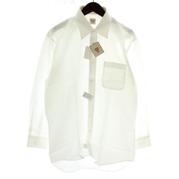 未使用品 エムシーエム MCM ドレスシャツ ワイシャツ 長袖 42-82 白 ホワイト /XZ ■GY99 メンズ【ブランド】エムシーエム MCM【表記サイズ】40-82【実寸サイズ】肩幅：46.5cm　身幅：55cm　袖丈：54cm　着...