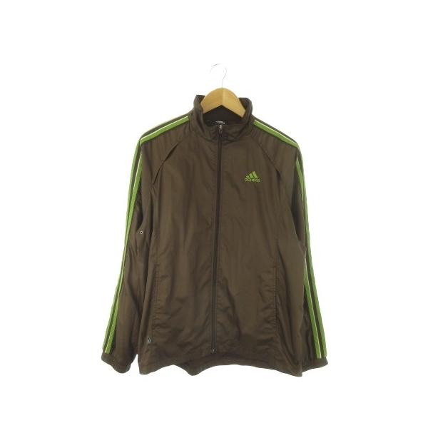 アディダス adidas Clima365 ジャケット ウインドブレーカー L 茶 ブラウン スタンドカラー 裏メッシュ /AO11 ■GY99 メンズ【ブランド】アディダス adidas【表記サイズ】L【実寸サイズ】身幅：57cm　着丈：...