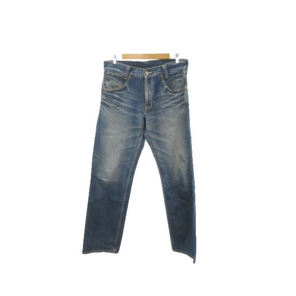リーバイス Levi's 703 デニム ジーンズ W34 L33 青 ブルー ウォッシュ加工 ヒゲ加工 長ズボン /MN29 ■GY99 メンズ【ブランド】リーバイス Levi's【表記サイズ】W34 L33【実寸サイズ】ウエスト：86c...