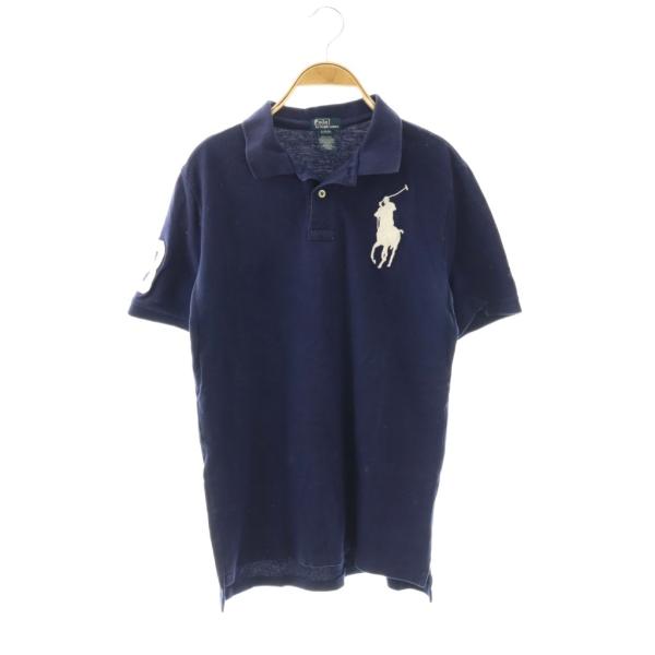 ポロ バイ ラルフローレン Polo by Ralph Lauren キッズ ポロシャツ 半袖 ビックポニー 刺繍 鹿の子 XL18-20 ネイビー【ブランド】ポロ バイ ラルフローレン Polo by Ralph Lauren【表記サイズ...