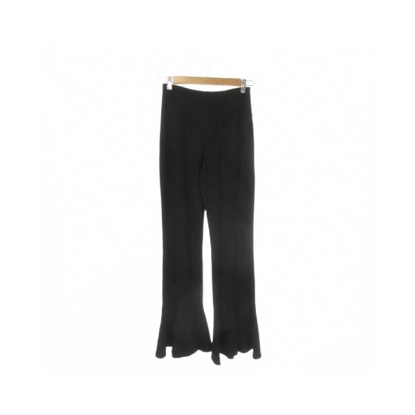 エスカーダ ESCADA パンツ ウール 34 黒 ブラック 無地 フリル裾 /CK56 ■GY99 レディース【ブランド】エスカーダ ESCADA【表記サイズ】34【実寸サイズ】ウエスト：62cm　もも幅：25cm　裾幅：42cm　股上：...