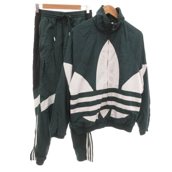 アディダスオリジナルス adidas originals セットアップ ジャージ 緑 グリーン S トレフォイルロゴ スタンドカラー 長袖 /IL ■GY99【ブランド】アディダスオリジナルス adidas originals【表記サイズ】...