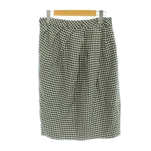 モスキーノチープアンドシック MOSCHINO CHEAP AND CHIC タイトスカート F 黒 ブラック 白 ホワイト ギンガムチェック柄 ひざ丈【ブランド】モスキーノチープアンドシック MOSCHINO CHEAP AND CHIC...
