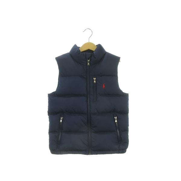 ポロ ラルフローレン POLO RALPH LAUREN ダウンジャケット ベスト スタンドカラー ジップアップ ロゴ刺繍 S(8)P 紺 ネイビー【ブランド】ポロ ラルフローレン POLO RALPH LAUREN【表記サイズ】S(8)P...