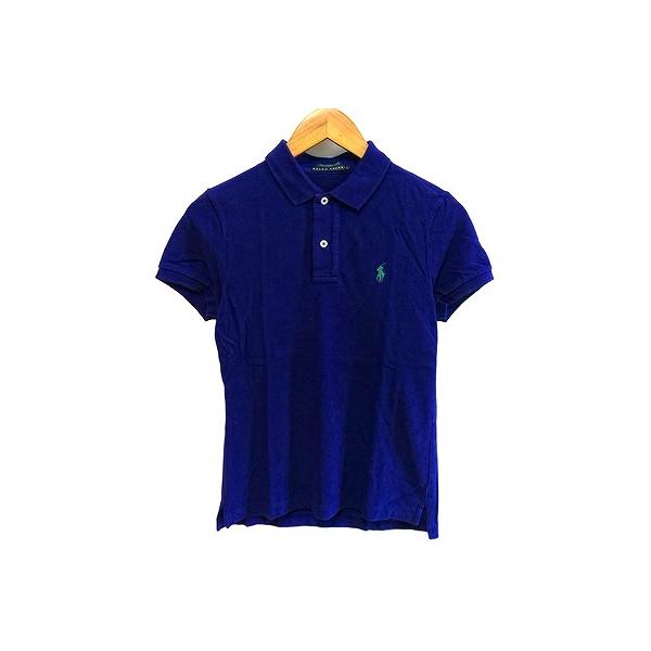 ラルフローレン RALPH LAUREN 子供服 ポロシャツ ロゴ 刺繍 シンプル ロングテール 半袖 L パープル 紫 /HT ■GY01 キッズ【ブランド】ラルフローレン RALPH LAUREN【表記サイズ】L【実寸サイズ】肩幅：36...