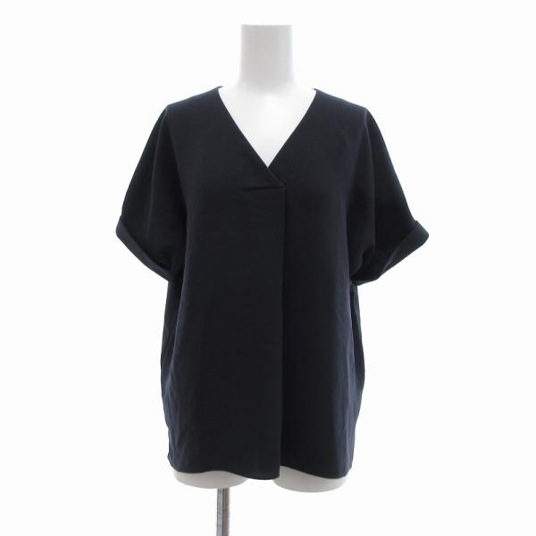 セオリーリュクス theory luxe 19SS Double Weft カットソー 半袖 38 ネイビー 03-9208227 /UO レディース【ブランド】セオリーリュクス theory luxe【表記サイズ】38【実寸サイズ】身幅：...