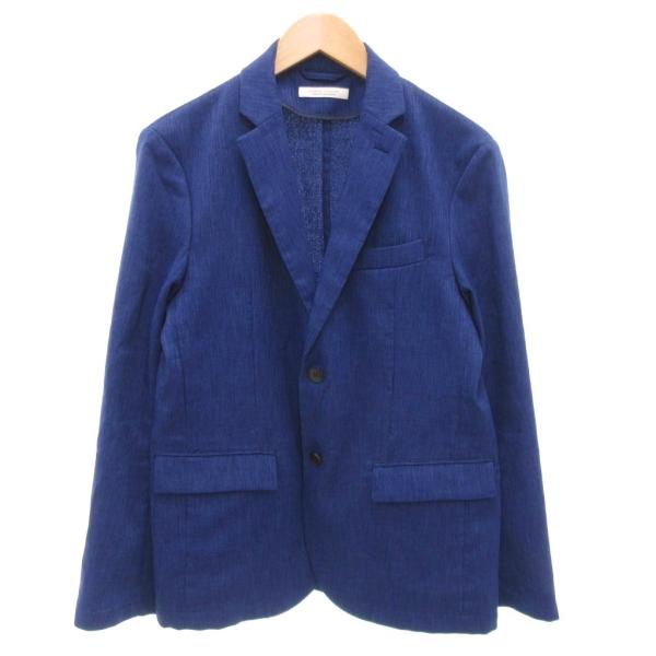 ジャーナルスタンダード JOURNAL STANDARD テーラードジャケット 背抜き シングル 青 ブルー 春夏 /AE メンズ【ブランド】ジャーナルスタンダード JOURNAL STANDARD【表記サイズ】サイズ表記なし（実寸サイズを...