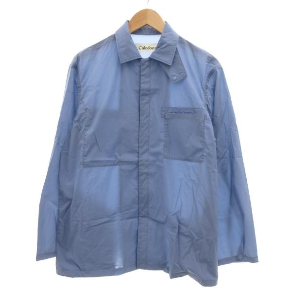 カレドアー Caledoor Lightweight Packable Shirt Blouson シャツブルゾン カバーオール S ライトブルー系 /UO メンズ【表記サイズ】S【実寸サイズ】肩幅：49cm　身幅：57cm　袖丈：56cm...