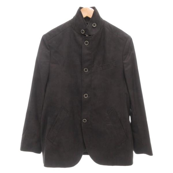 ジョセフアブード JOSEPH ABBOUD ジャケット M スエード調 合成皮革 ショート丈 黒 ブラック /AE メンズ【ブランド】ジョセフアブード JOSEPH ABBOUD【表記サイズ】M【実寸サイズ】肩幅：42cm　身幅：53cm...