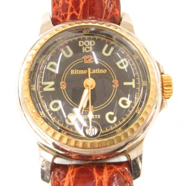 リトモラティーノ Ritmo Latino バーニーズニューヨークコラボ 腕時計 アナログウォッチ クォーツ レザーバンド 茶 ブラウン /AE 【表記サイズ】--【実寸サイズ】バンド幅：2cm　腕周り：17-21cm　ケース・タテ：36m...