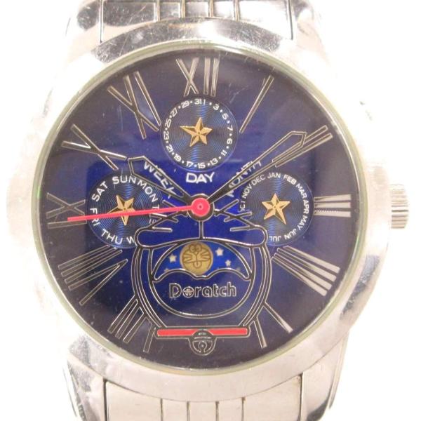 Doratch 09-10 Limited Edition LOOK UP 腕時計 アナログウォッチ クォーツ 文字盤ブルー シルバーカラー /AE メンズ【表記サイズ】--【実寸サイズ】バンド幅：1.5cm　腕周り：19cm　ケース・タテ...