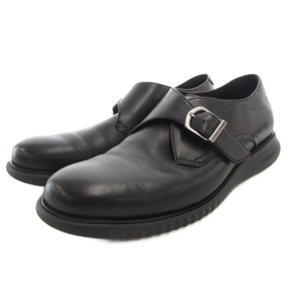 コールハーン COLE HAAN ZEROGRAND MONK STRAP 2 ドレスシューズ ビジネス レースアップ レザー 9M 黒 ブラック C41933 /FF 【ブランド】コールハーン COLE HAAN【表記サイズ】9M【実寸サ...