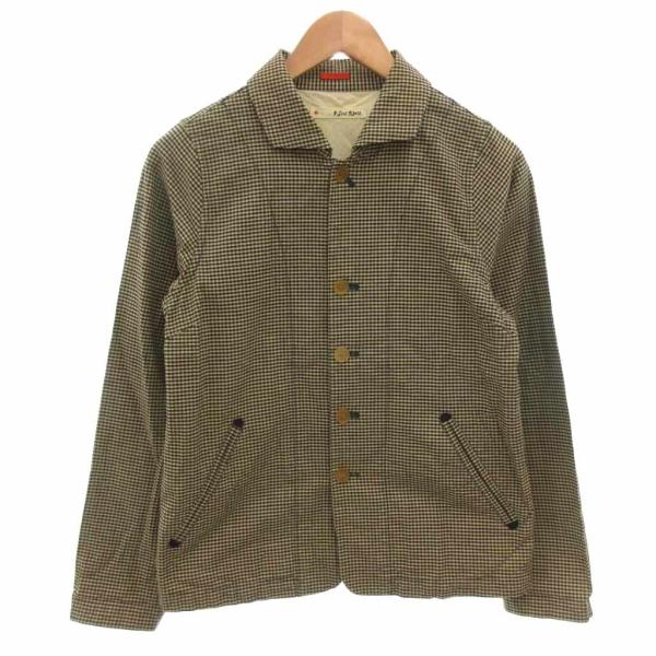 パラスパレス Pallas Palace シャツ 3 黄 イエロー チェック柄 長袖 レギュラーカラー /FF レディース【ブランド】パラスパレス Pallas Palace【表記サイズ】3【実寸サイズ】肩幅：34cm　身幅：45cm　袖丈...