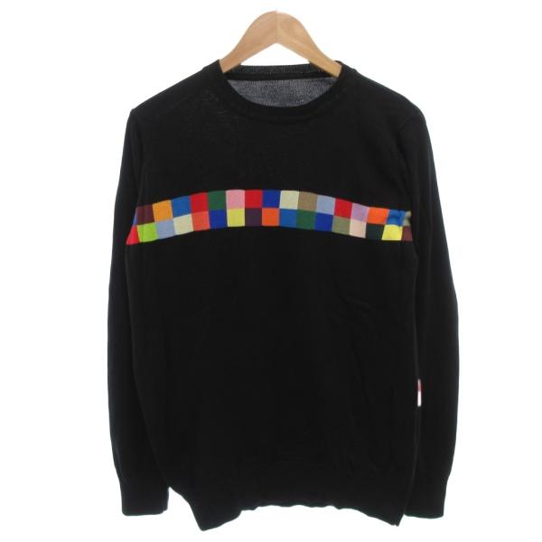 ユニフォームエクスペリメント uniform experiment 19SS COLOR CHART CREW NECK KNIT ニット セーター 3 黒 ブラック 長袖【ブランド】ユニフォームエクスペリメント uniform exper...