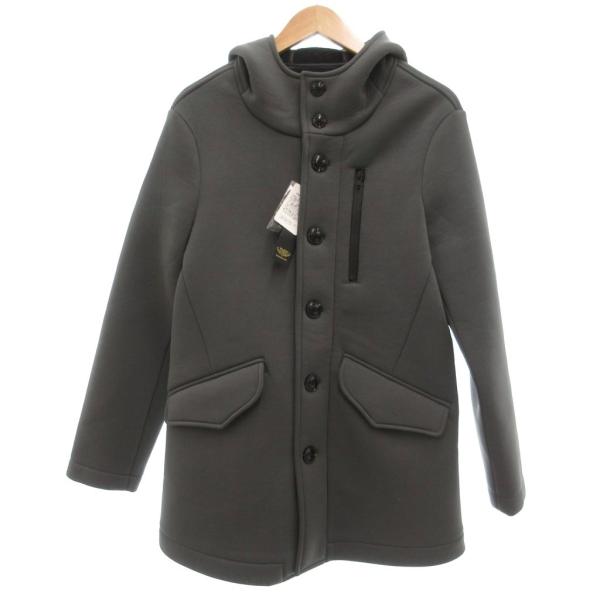 パッゾ PAZZO ボンディングスライバー フーデッドコート 46 グレー系 1315-0502 /UO メンズ【ブランド】パッゾ PAZZO【表記サイズ】46【実寸サイズ】肩幅：45cm　身幅：50cm　袖丈：63cm　着丈：80cm　　...