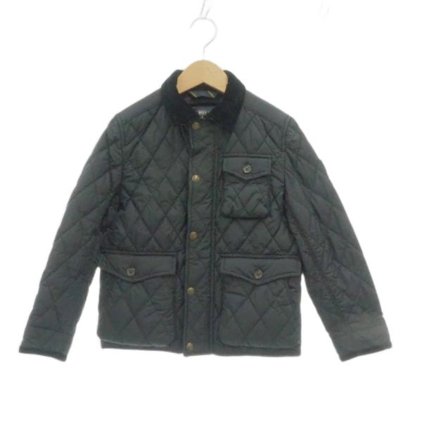 ポロ ラルフローレン POLO RALPH LAUREN キルティングジャケット 中綿 7 ダークネイビー /UO キッズ【ブランド】ポロ ラルフローレン POLO RALPH LAUREN【表記サイズ】7 130cm【実寸サイズ】肩幅：3...