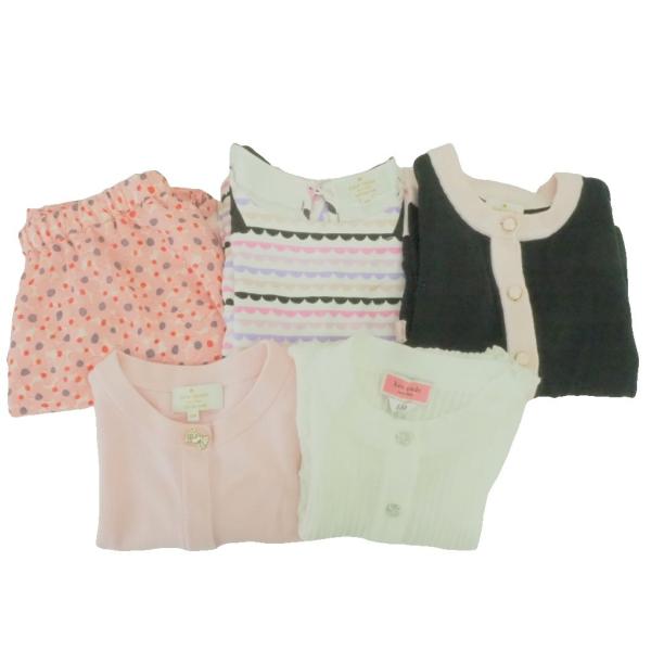 ケイトスペード KATE SPADE 子供服 5点セット まとめ キッズ ワンピース カーディガン スカート 110-130 ピンク ホワイト ブラック /UO【ブランド】ケイトスペード KATE SPADE【表記サイズ】110 120 1...