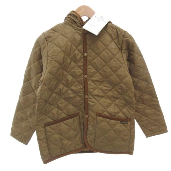 未使用品 ラベンハム LAVENHAM タグ付き ジャケット キルティングコート フード ナイロン 中綿 コーデュロイ 切替 ショート 12 茶【ブランド】ラベンハム LAVENHAM【表記サイズ】12【実寸サイズ】肩幅：37cm　身幅：4...